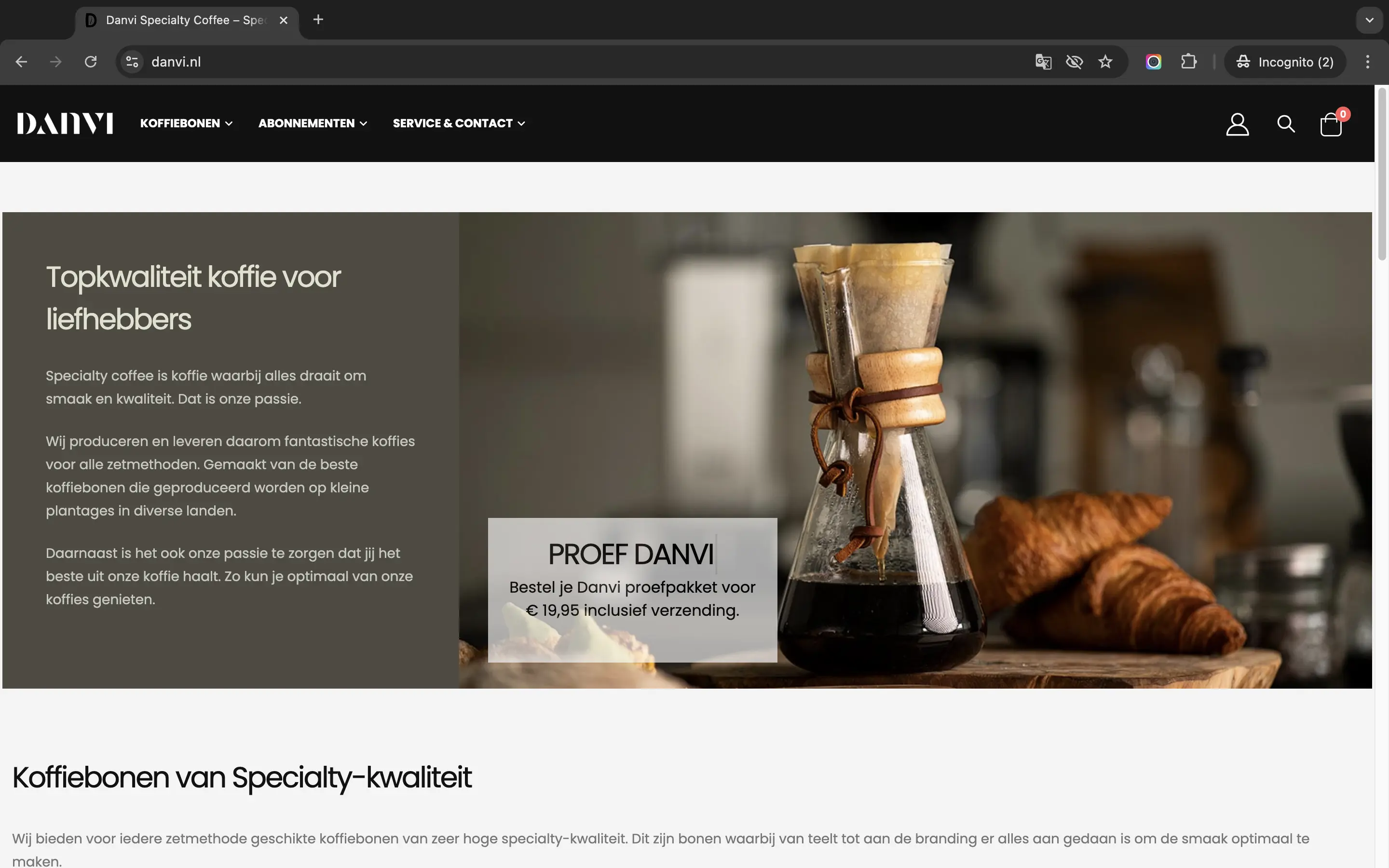 Danvi: Coffee Subscription E-commerce App | Case Study – WEQ Technologies